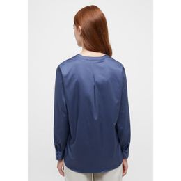 Eterna Damen Longbluse &raquo;LOOSE FIT&laquo; EASY IRON (b&uuml;gelleicht) blau 46