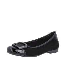 Remonte Damen Ballerina Ballerina, Businessschuh, Festtagsschuh mit Lackspitze 37