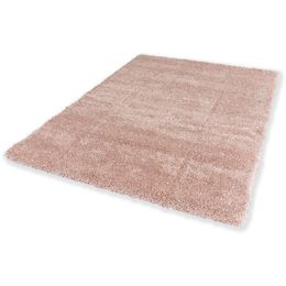 Sch&ouml;ner Wohnen Kollektion SCH&Ouml;NER WOHNEN-Kollektion Hochflor-Teppich &raquo;Savage 190&laquo; rechteckig 45 mm H&ouml;he Wohnzimmer rosa Kunstfaser