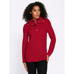 Sieh an! Troyer-Pullover in rot | Gr.: 40