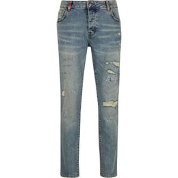 2Y Premium Herren 2Y Premium Bequeme Jeans &raquo;2Y Premium 2Y LEONARDO RIPPED SLIM FIT JEANS&laquo; 31, Normalgr&ouml;&szlig;en