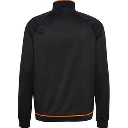Hummel Trainingsjacke "Core 2.0 Track Zip Jacket" in Schwarz | Gr.: 3XL