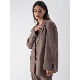 Mnd Blazer 'Quadro' female Brown size S/L