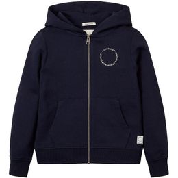 Tom Tailor Jungen Tom Tailor Sweatjacke mit Kapuze blau 140