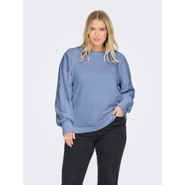 Only Carmakoma Damen Only CARMAKOMA Sweatshirt &raquo;CARFEMME L/S PUFF EMBROIDERY UB SWT NOOS&laquo;, Baumwollmischung, regular fit XL