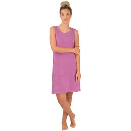 WEWO-Fashion Wewo fashion Damenbademantel &raquo;048&laquo; 1 Stk. leichtes Strandkleid lila Leichtfrottier