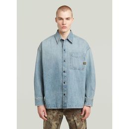 G-Star Raw G-Star Herren G-STAR Langarmshirt &raquo;Boxy Fit Overshirt&laquo; XXL