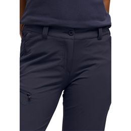 Maier Sports Damen Funktionshose &raquo;Inara slim&laquo; Herren Wanderhose, atmungsaktive Outdoor-Hose, 4 Taschen, Slim Fit blau 76, Langgr&ouml;&szlig;en
