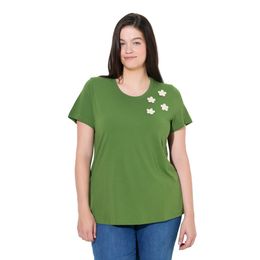 Ulla Popken Shirt in moosgr&uuml;n | Gr.: 54-56