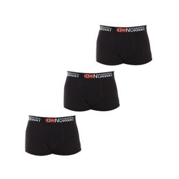 Geographical Norway 3er-Set: Boxershorts in Black | Gr.: M