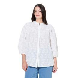 Ulla Popken Bluse in offwhite | Gr.: 58-60