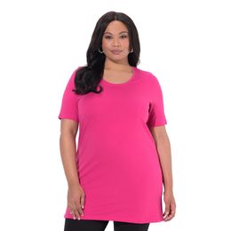 Ulla Popken Longshirt in pink | Gr.: 66-68
