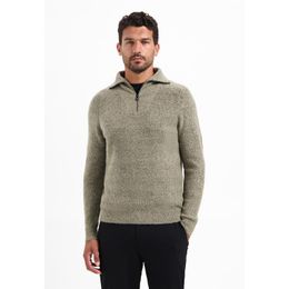 NO EXCESS Herren NO EXCESS Stehkragenpullover &raquo; Wollpullover mit hohem Rei&szlig;verschluss&laquo; M