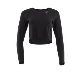 WINSHAPE Damen Langarmshirt &raquo;AET116LS&laquo; Cropped Functional Light and Soft schwarz L