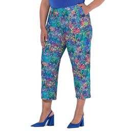 Ulla Popken Schlupfhose in azurblau | Gr.: 54-56
