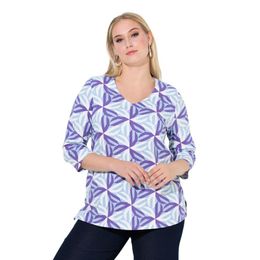 Ulla Popken Shirt in hellblau | Gr.: 58-60