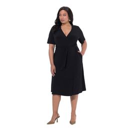 Ulla Popken Kleid in schwarz | Gr.: 58-60