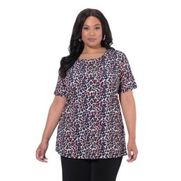 Ulla Popken Longshirt in dunkles kitt | Gr.: 50-52