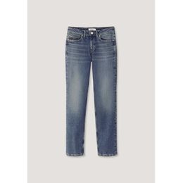 hessnatur Jeans MARIE Mid Rise Straight in medium blue | Gr.: W33/L32