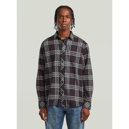 G-Star Raw G-Star Herren G-STAR Langarmshirt &raquo;One Pocket Regular Hemd&laquo; XL