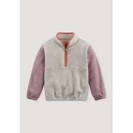 hessnatur Fleece Sweatshirt in altrosa | Gr.: 98/104