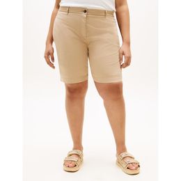 Tommy Hilfiger Curve Damen Chinoshorts &raquo;CRV CO GMD BLEND CHINO SHORT&laquo; in gro&szlig;en Gr&ouml;&szlig;en 50, N-Gr