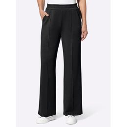 WITT WEIDEN Jersey-Schlupfhose in schwarz | Gr.: 42