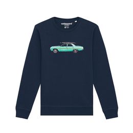 Watapparel Sweatshirt ' Surf Car ' male Blue size XXL