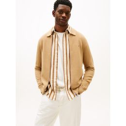 Tommy Hilfiger Herren Cardigan &raquo;SEASONAL STRUCTURE&laquo; strukturiert, mit Polokragen, regular fit L
