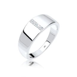 Elli DIAMONDS Damen Elli DIAMONDS Verlobungsring &raquo;Basic Bandring Diamant (0.015 ct.) 925 Silber&laquo;