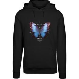 MisterTee Herren MisterTee Kapuzenpullover &raquo;MisterTee Herren Become The Change Butterfly Hoody&laquo; 1 Stk. M