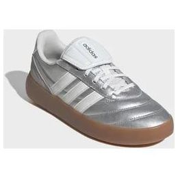 Sneaker Adidas SPORTSWEAR "BARREDA MUNDIAL", Herren, Gr. 42,5, silber metallic, core wei&szlig;, iron metallic, Leder, Schuhe Sneaker