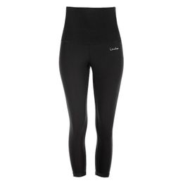 WINSHAPE Damen Leggings &raquo;Functional Power Shape 7/8-Tights HWL302&laquo; High Waist mit Bauch-Weg-Effekt schwarz XXL, Normalgr&ouml;&szlig;en