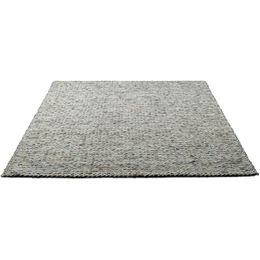 Theko Wollteppich &raquo;Arlberg&laquo; rechteckig 23 mm H&ouml;he reine Wolle, Strickoptik, ideal im Wohnzimmer & Schlafzimmer beige Wolle