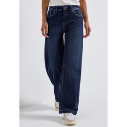 Street One Damen Street One Weite Jeans 5-Pocket, im Loose Fit, mit Stretch 25, L&auml;nge 30