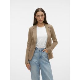V&eacute;ro Moda Vero Moda Damen Jerseyblazer &raquo;VMJULIA LS BLAZER JRS NOOS&laquo; braun 38