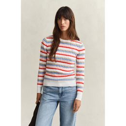 Gant Damen Rundhalspullover &raquo;STRETCH COTTON CABLE STRIPE C-NECK&laquo; XXL