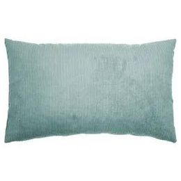 Dekokissen Pad "CASUAL", aqua, unifarben, B:35cm L:60cm, Polyacryl, Polyester, Dekokissen_Sitzkissen_Kissenh&uuml;llen, Made in Europe