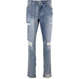 2y Studios Herren 2Y Studios Bequeme Jeans &raquo;2Y Studios Herren 2Y Destroyed Straight Fit Jeans&laquo; 1 Stk. 32, Normalgr&ouml;&szlig;en