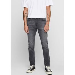 Only & Sons Only & Sons Herren ONLY & SONS Skinny-fit-Jeans &raquo;Warp&laquo; grau 30, L&auml;nge 34