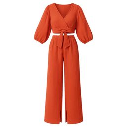 Wenor Loungewear 'FLOWSET' female Red size S/M