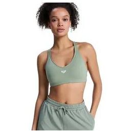 Sporttop Roxy "Heart Into It", Damen, Gr. M, oil gr&uuml;n, Obermaterial: 25% Elasthan, 75% Microfaser;, Tops Sporttop