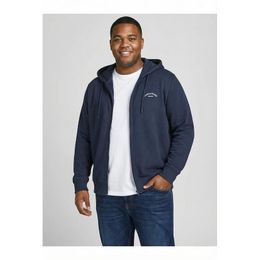 Jack & Jones PlusSize Jack & Jones Plussize Herren Jack & Jones PlusSize Kapuzensweatjacke &raquo;JJCOLLEGE LOGO SWEAT ZIP HOOD PLS&laquo; 6XL