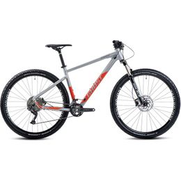 GHOST Mountainbike &raquo;Kato Advanced 27.5 AL&laquo; 10 Gang microSHIFT Adventix Schaltwerk Kettenschaltung f&uuml;r Damen und Herren, Kettenschaltung grau Mountainbike