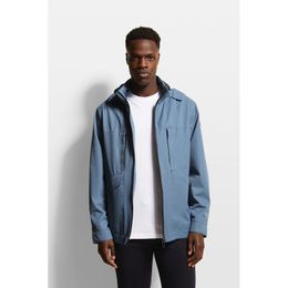 Bugatti Damen Bugatti Kurzjacke mit Kapuze mit abnehmbarer Kapuze blau 52