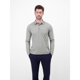 Lerros Herren Lerros Sweatshirt &raquo;Lerros Langarm Polo mit Brusttasche aus Baumwollmix&laquo; XXL