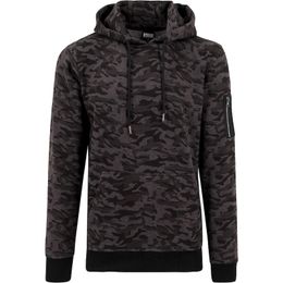 Urban Classics Herren Urban Classics Rundhalspullover &raquo; Herren Sweat Camo Bomber Hoody&laquo; 1 Stk. M
