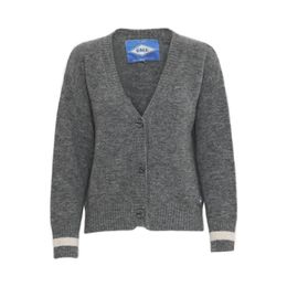 Ball Knit Cardigan 'ABIGAIL' female Grey size L
