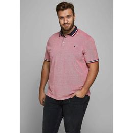 Jack & Jones PlusSize Jack & Jones Plussize Herren Jack & Jones PlusSize Poloshirt &raquo;Paulus Polo&laquo; bis Gr&ouml;&szlig;e 6XL rot 6XL