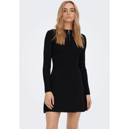 Only Damen Only Strickkleid &raquo;ONLDEE HAZEL L/S ZIP DRESS CC KNT&laquo; schwarz XS (34), N-Gr